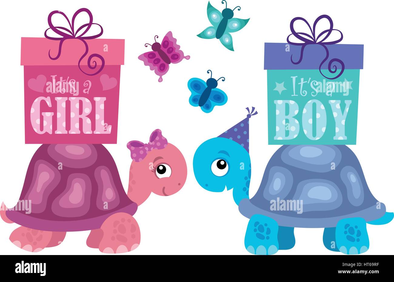 Is it a girl or boy topic 2 - eps10 vector illustration Stock Vector ...