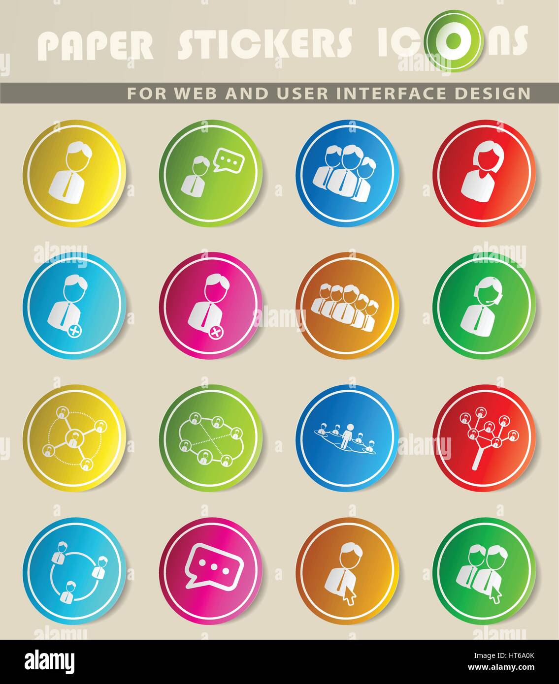 Community simply symbol for web icons and user interface Stock Vector ...