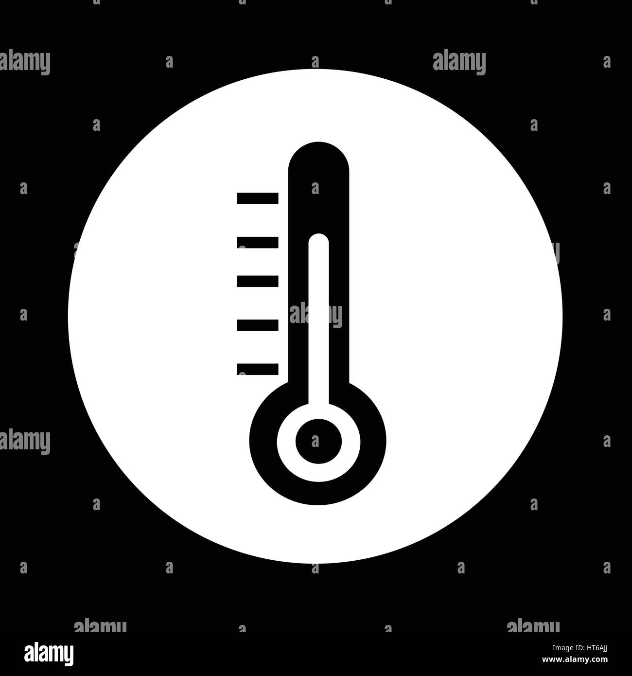 Sticker thermometer Black and White Stock Photos & Images - Alamy
