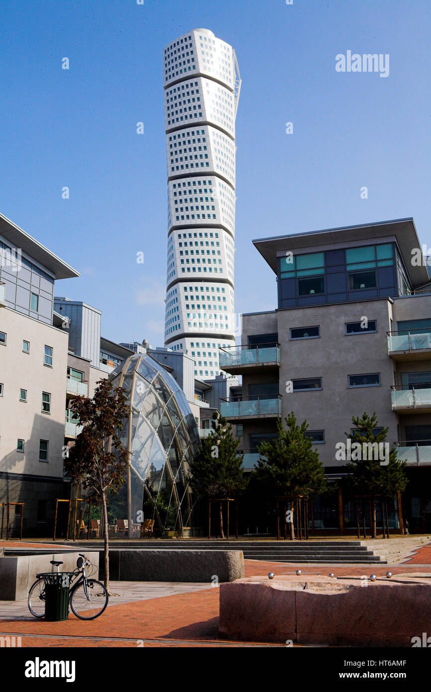 The impressive building Turning Torso is designed by the Spanish ...