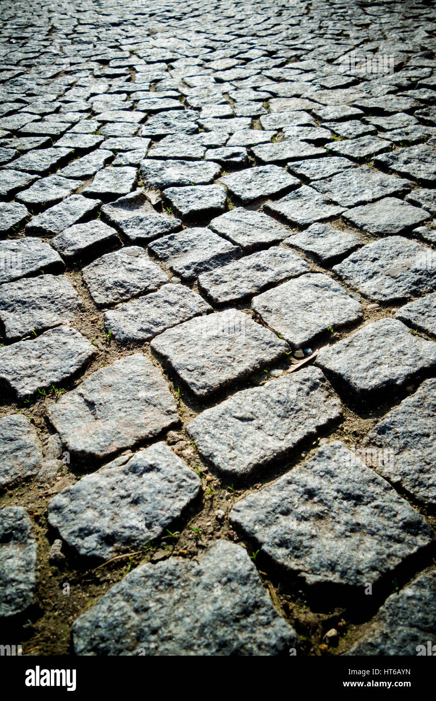 Sett setts cobblestone pavement hi-res stock photography and images - Alamy