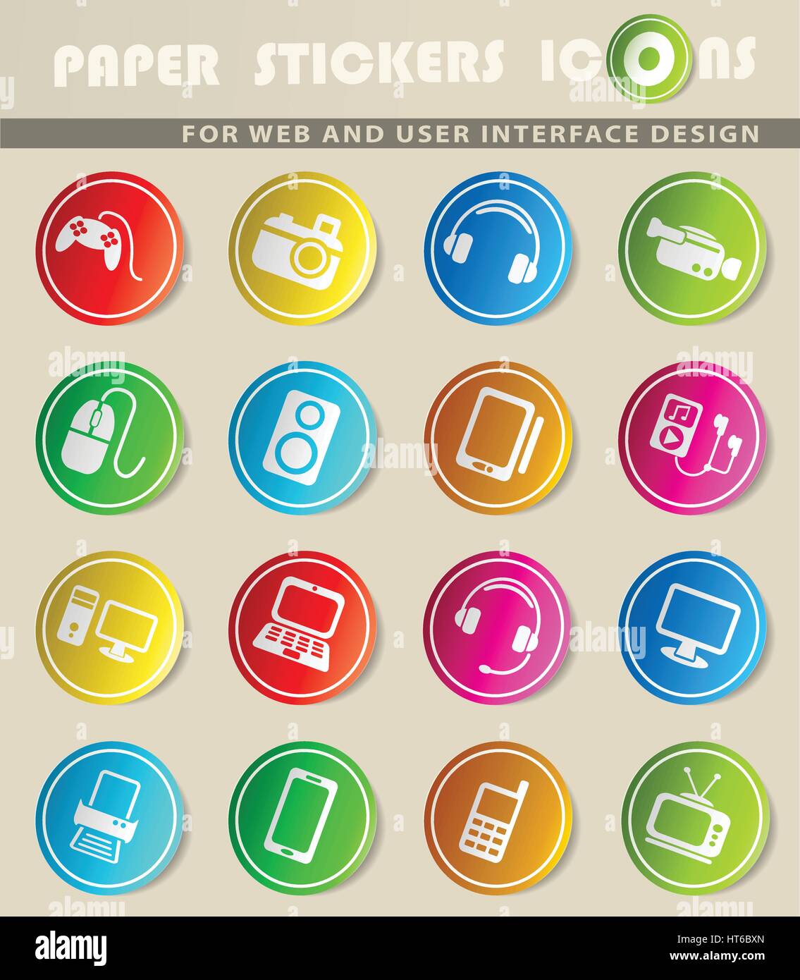 Gadgets simply symbol for web icons and user interface Stock Vector ...