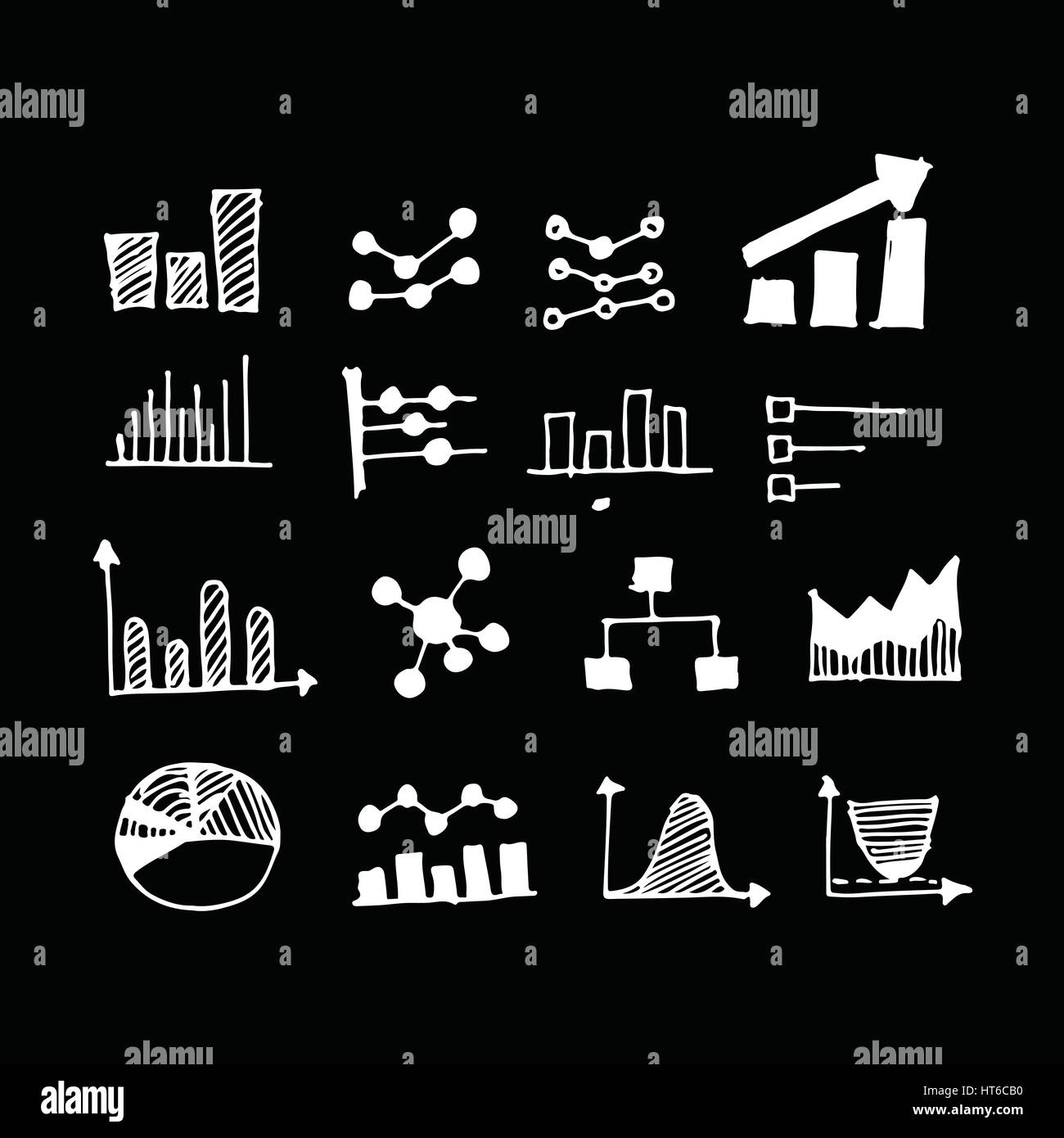 Hand drawn doodle graph illustration design Stock Vector Image & Art ...