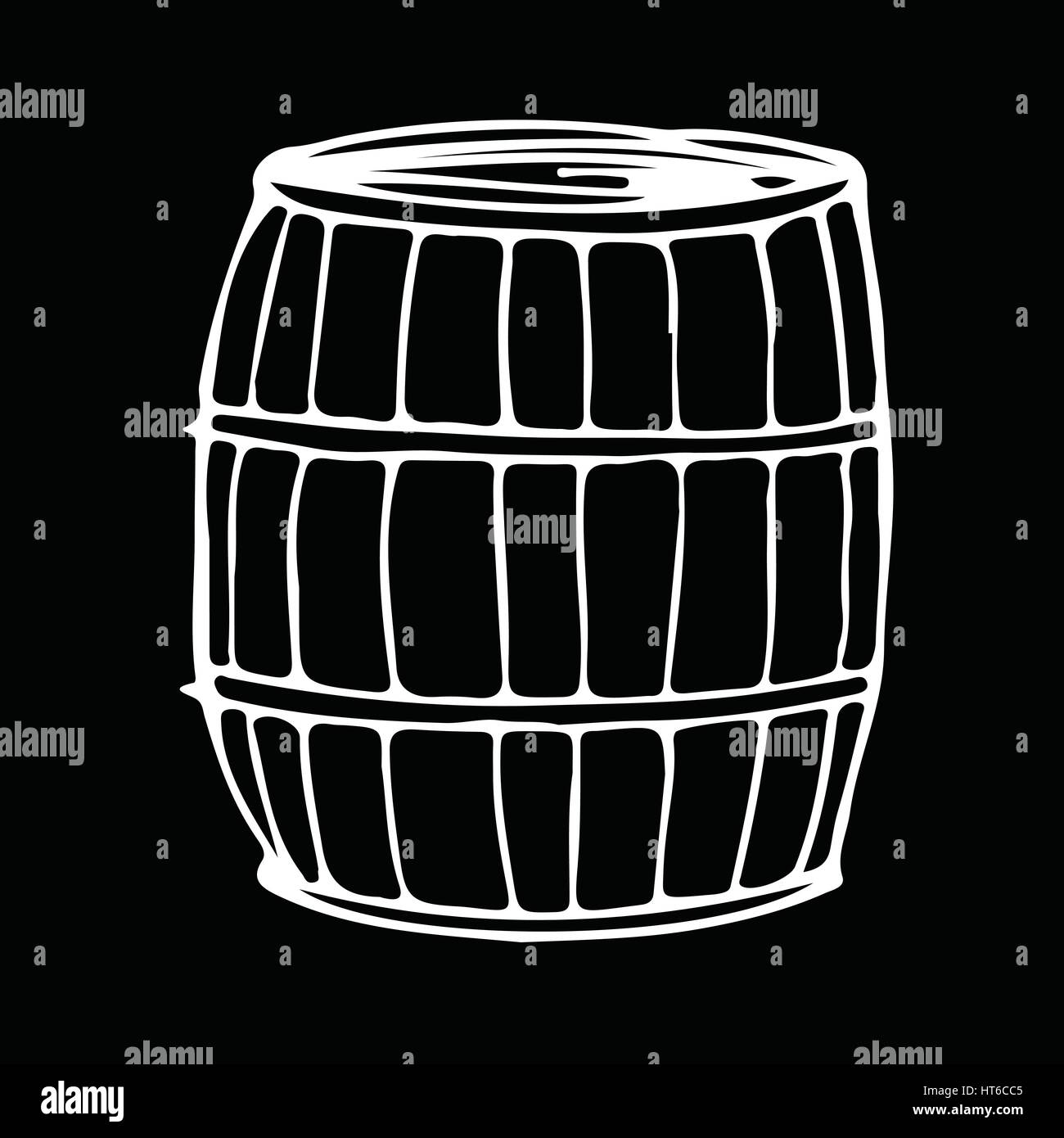 barrel hand draw doodle illustration design Stock Vector Image & Art ...