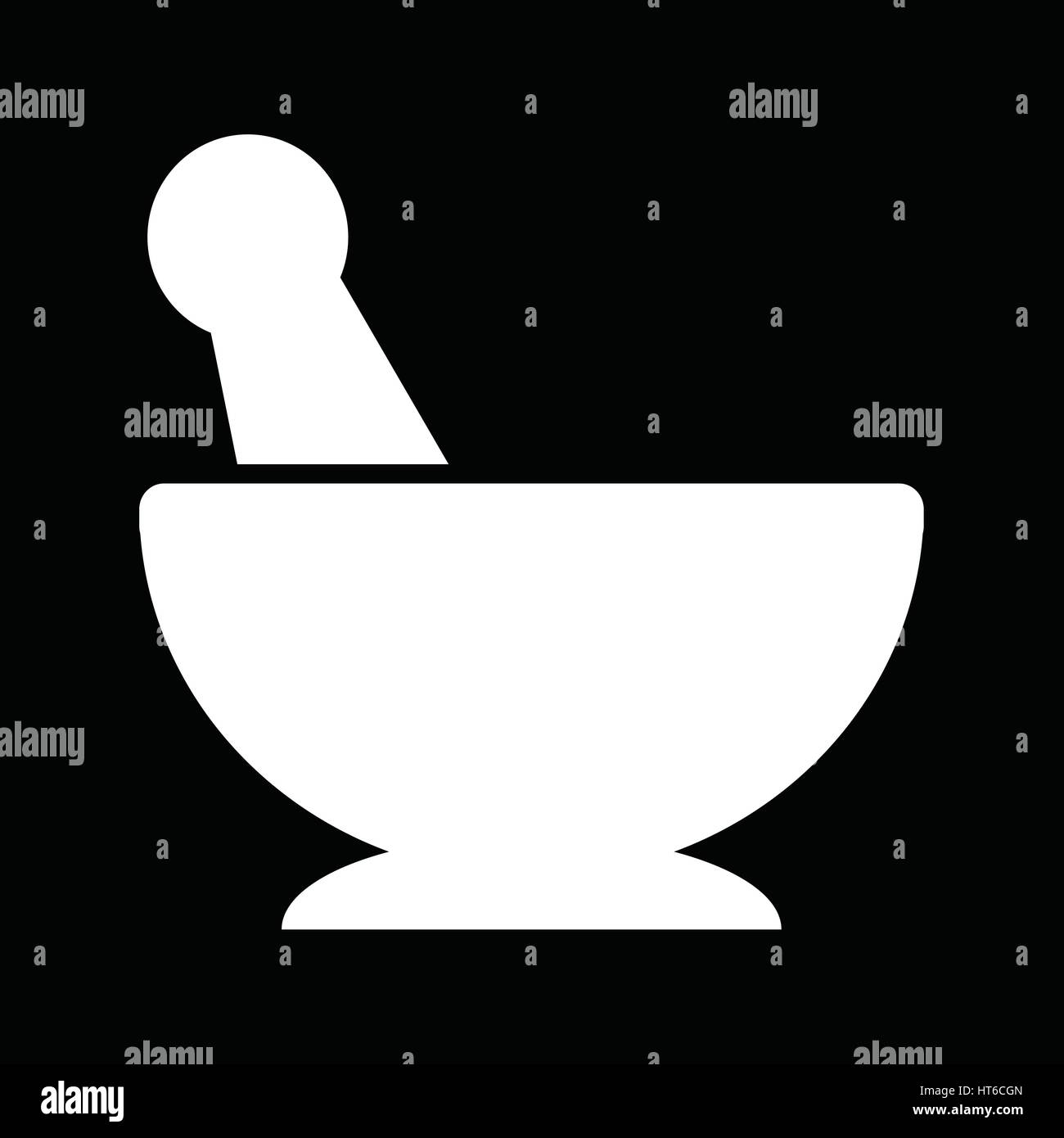 Mortar pestle icon illustration design Stock Vector Image & Art - Alamy