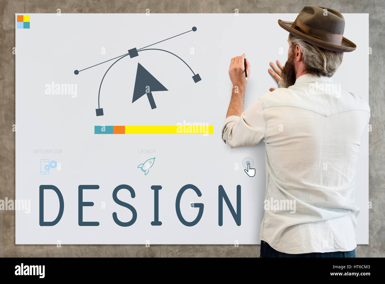 Responsive Design Website Template Layout Concept Stock Photo - Alamy