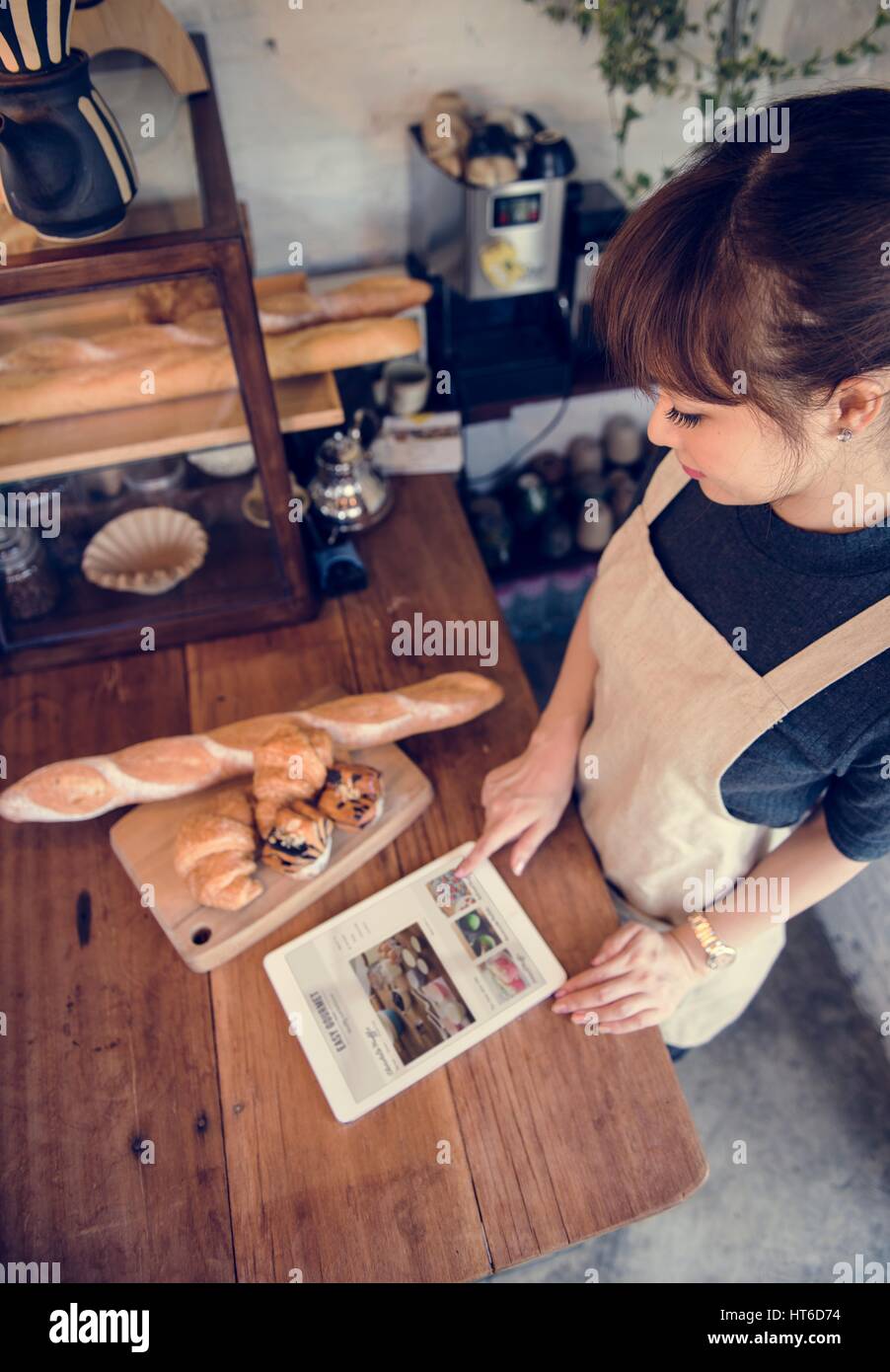 Bakery Shop Store Bakehouse Cafe Tasty Stock Photo - Alamy