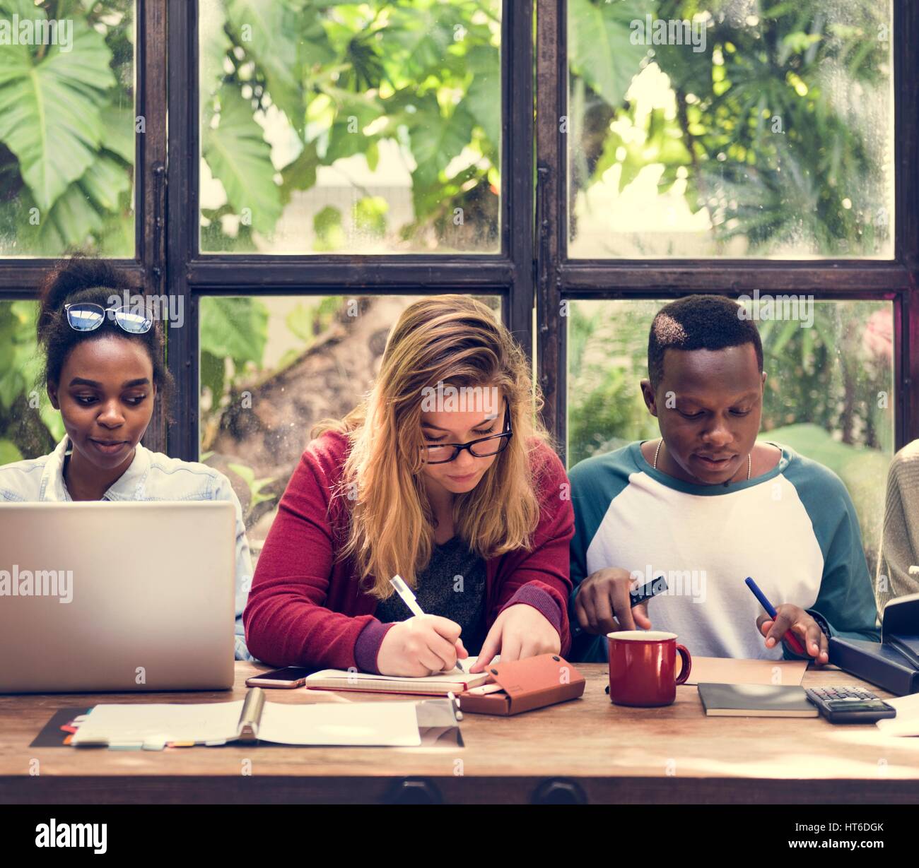 Friends People Group Teamwork Diversity Stock Photo - Alamy