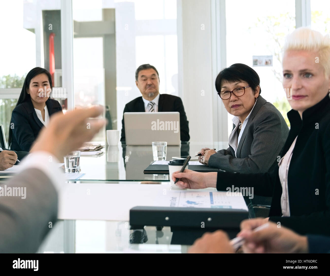 Business Discussion Meeting Presentation Briefing Stock Photo - Alamy