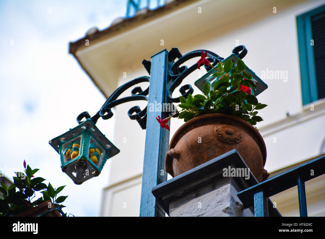 Town lights of Amalfi Italy Stock Photo - Alamy