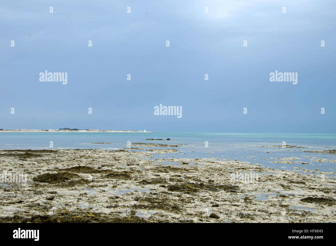Beautiful Rocky beach of Al Ghariyah, Qatar Stock Photo - Alamy