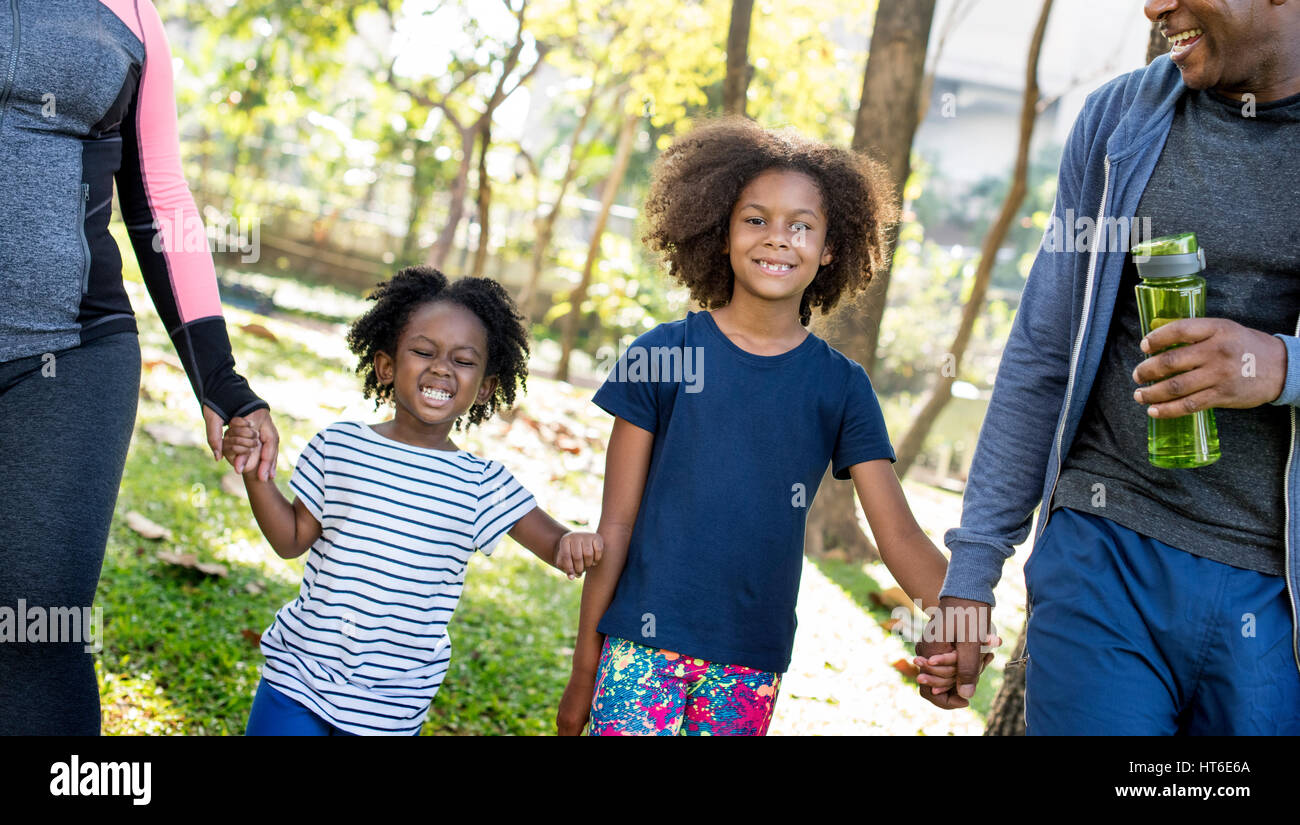 Exercise Activity Family Outdoors Vitality Healthy Stock Photo - Alamy