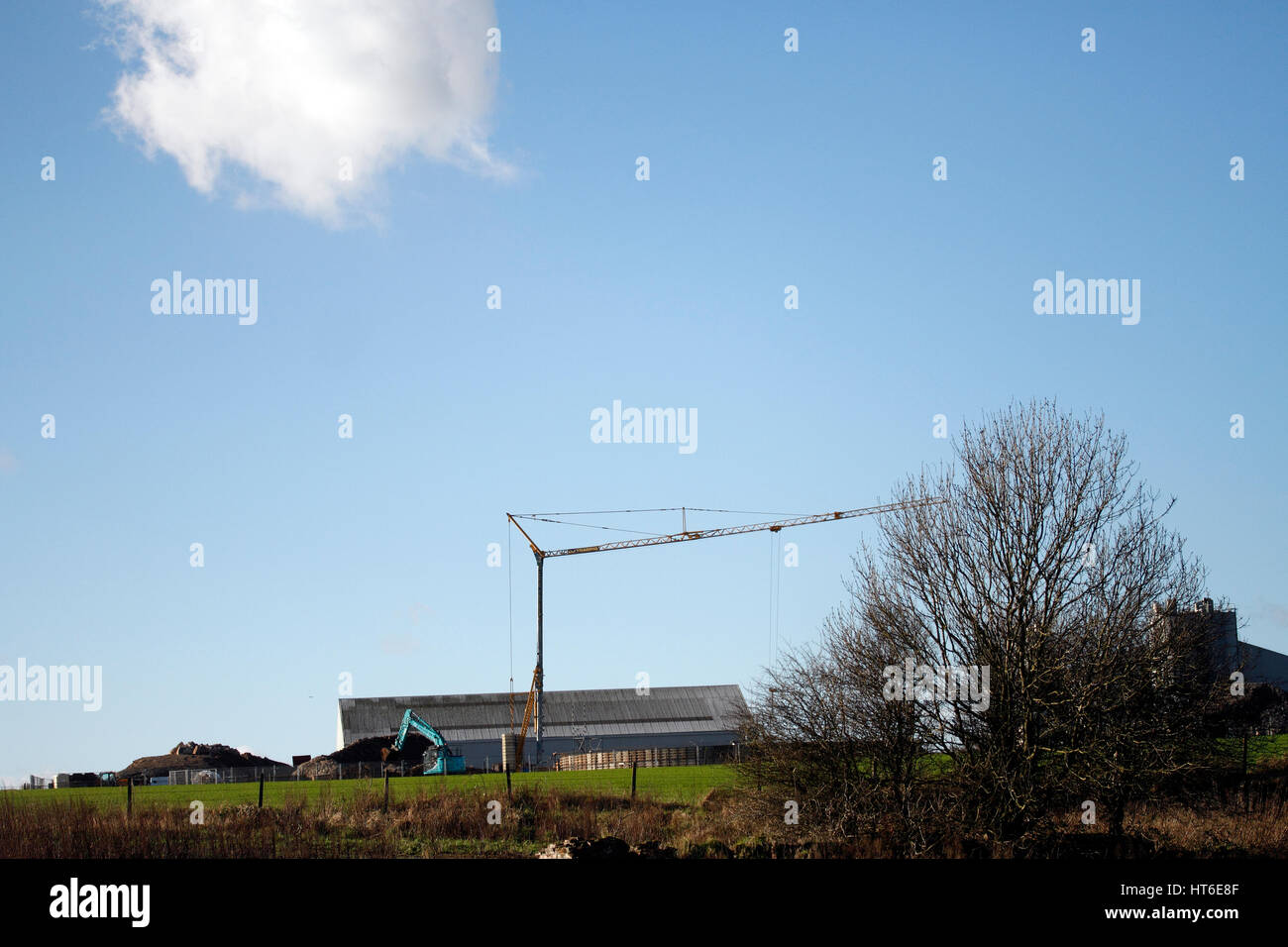 Little is left of RAF Stormy Down a gunnery training school before and ...