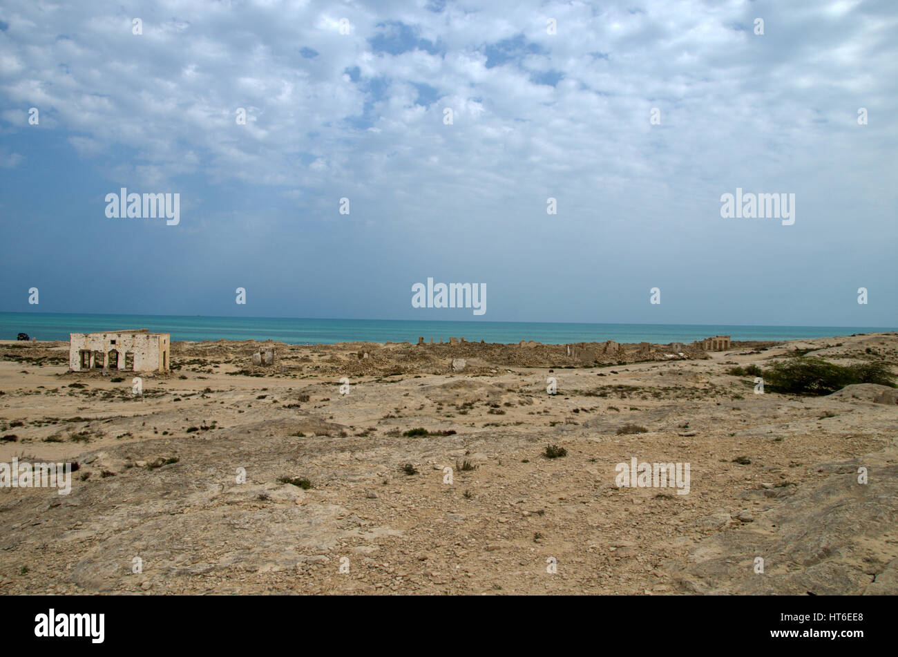 Ancient ruins at Al Ghariya, Qatar Stock Photo - Alamy