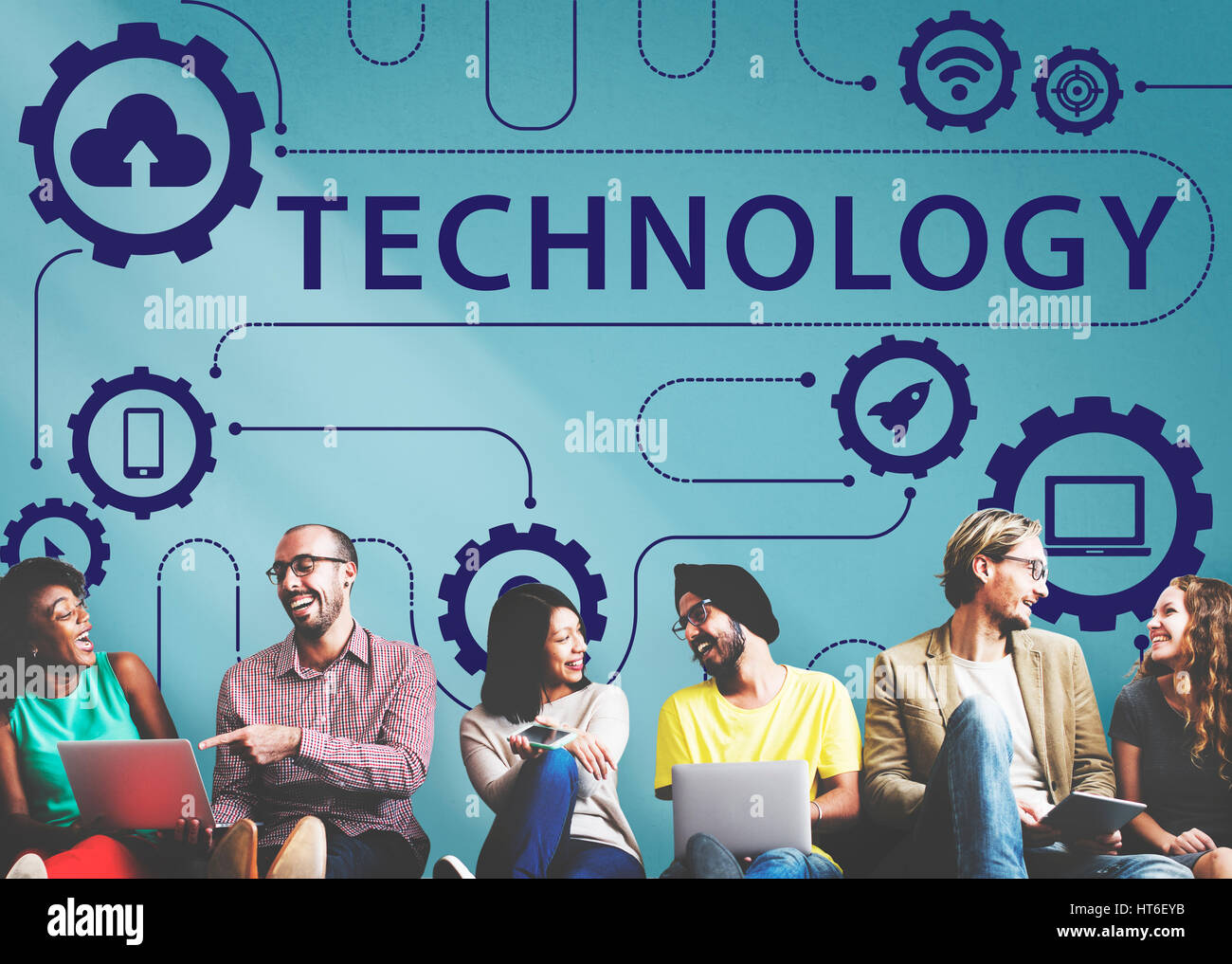 Technology Connecting Cloud Network Concept Stock Photo - Alamy