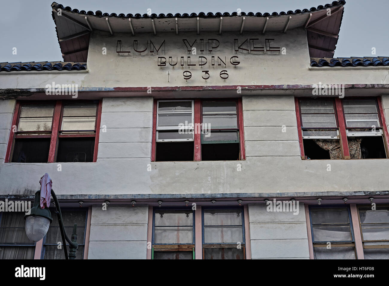 Honolulu, Hawaii, USA - August 6, 2016: Lum Yip Kee Building in ...