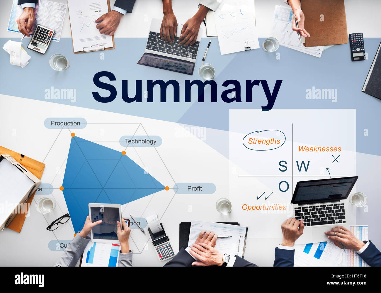 Improvement Summary Business Venture Business Stock Photo - Alamy