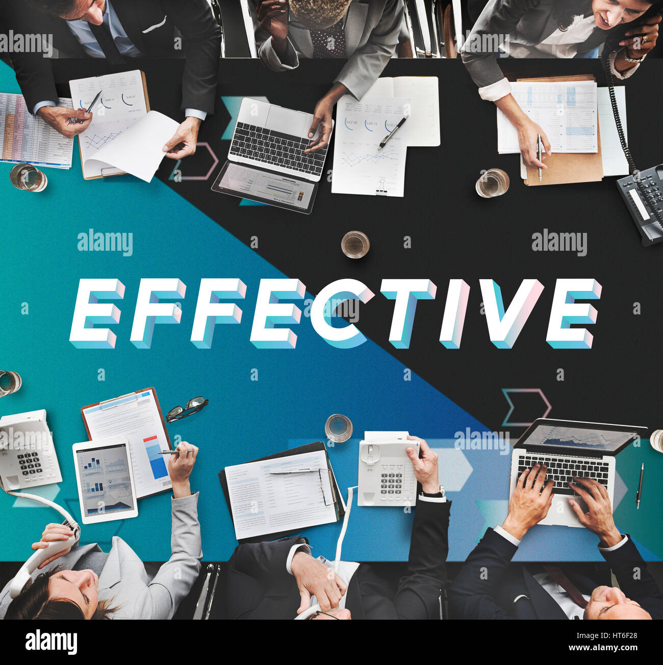 Strategy Progress Efficiency Teamwork Concept Stock Photo - Alamy