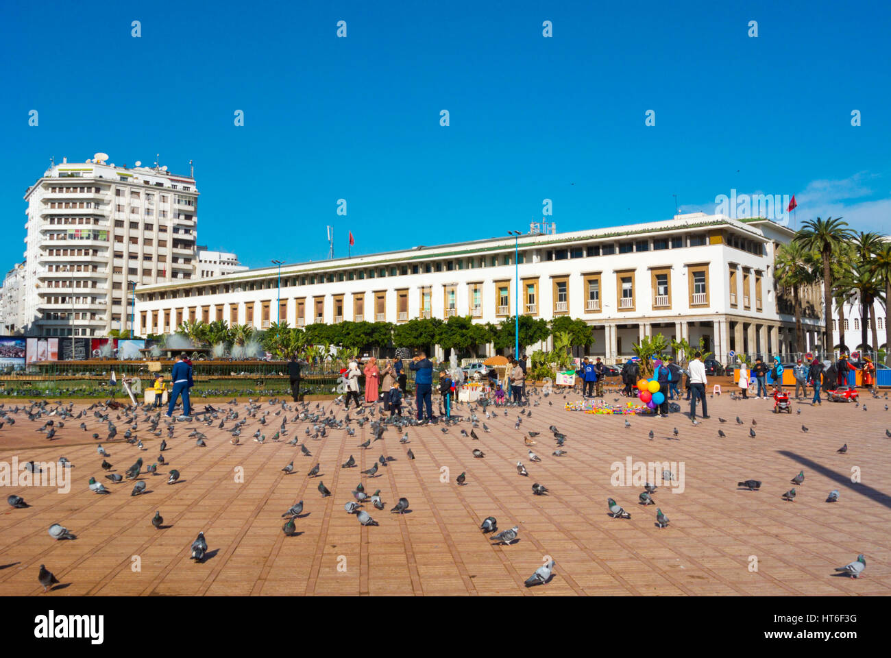 Place Mohammed V, Ville Nouvelle, Casablanca, Morocco Stock Photo - Alamy