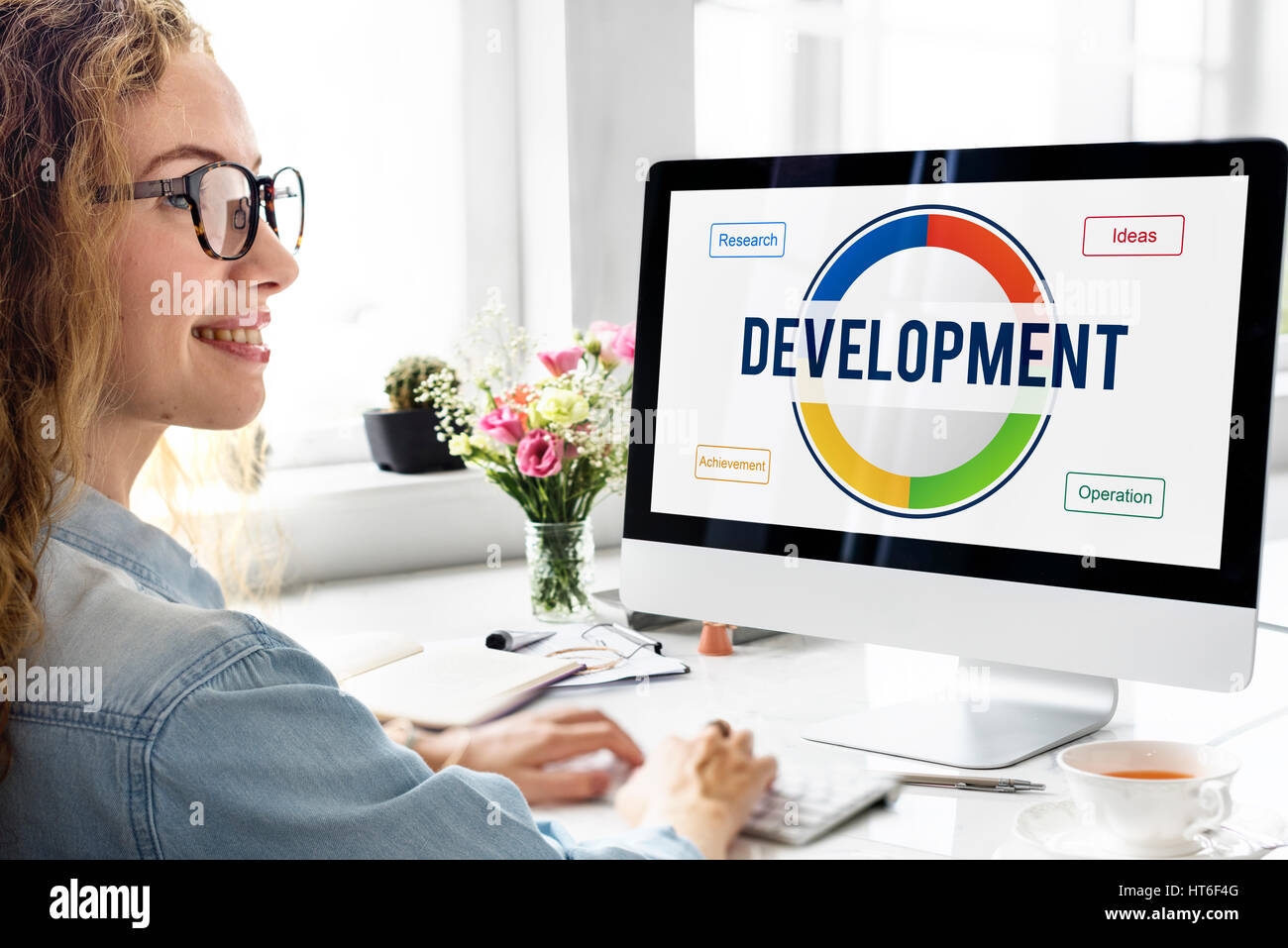 Development Knowledge Study Education Concept Stock Photo - Alamy