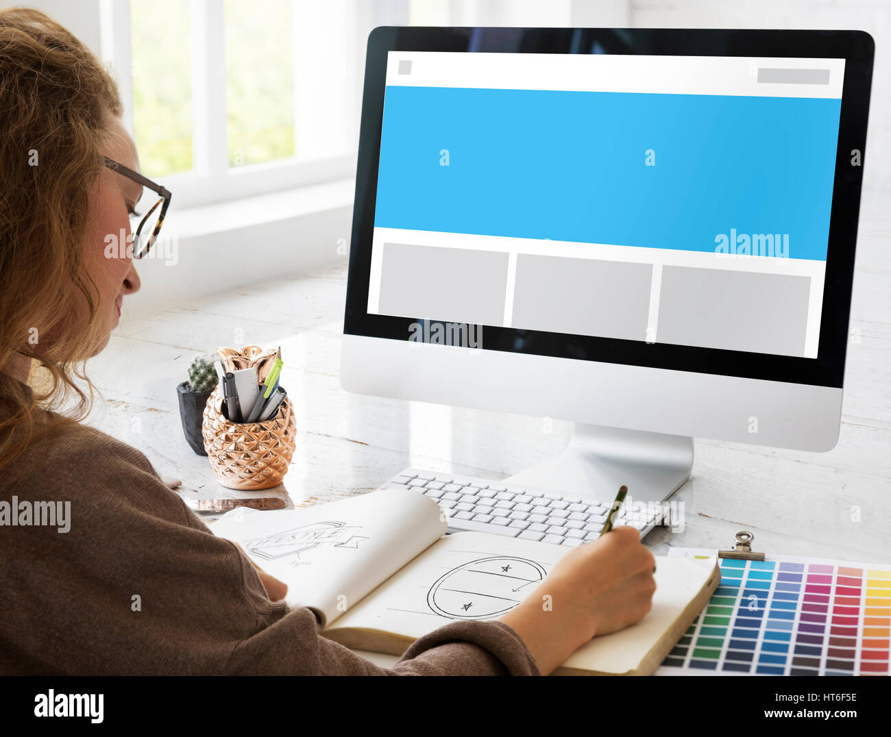 Template Badge Layout Mock-up Visual Blank Concept Stock Photo - Alamy
