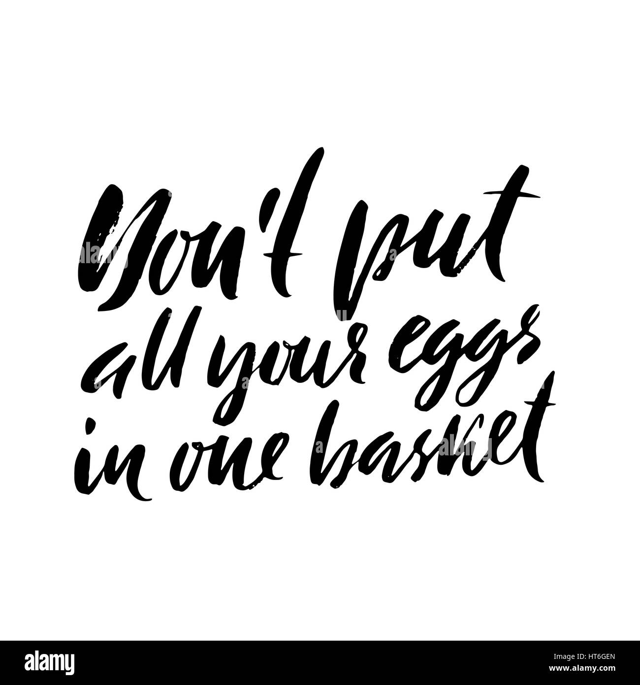 Dont put all your eggs in one basket hi-res stock photography and ...