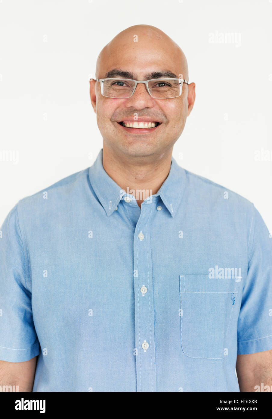 Man Smiling Happiness Portrait Concept Stock Photo - Alamy