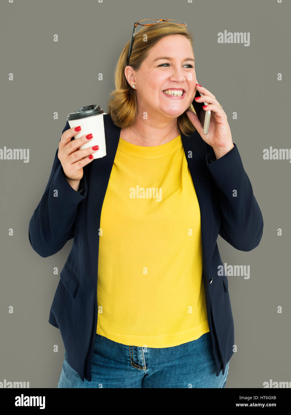 Adult Woman Female Portrait Studio Concept Stock Photo - Alamy
