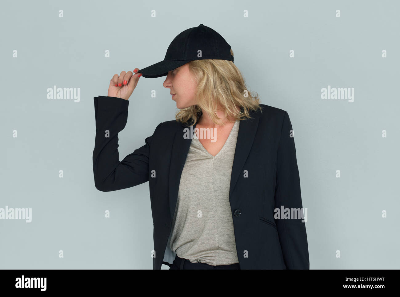 Woman Confidence Self Esteem Portrait Concept Stock Photo - Alamy