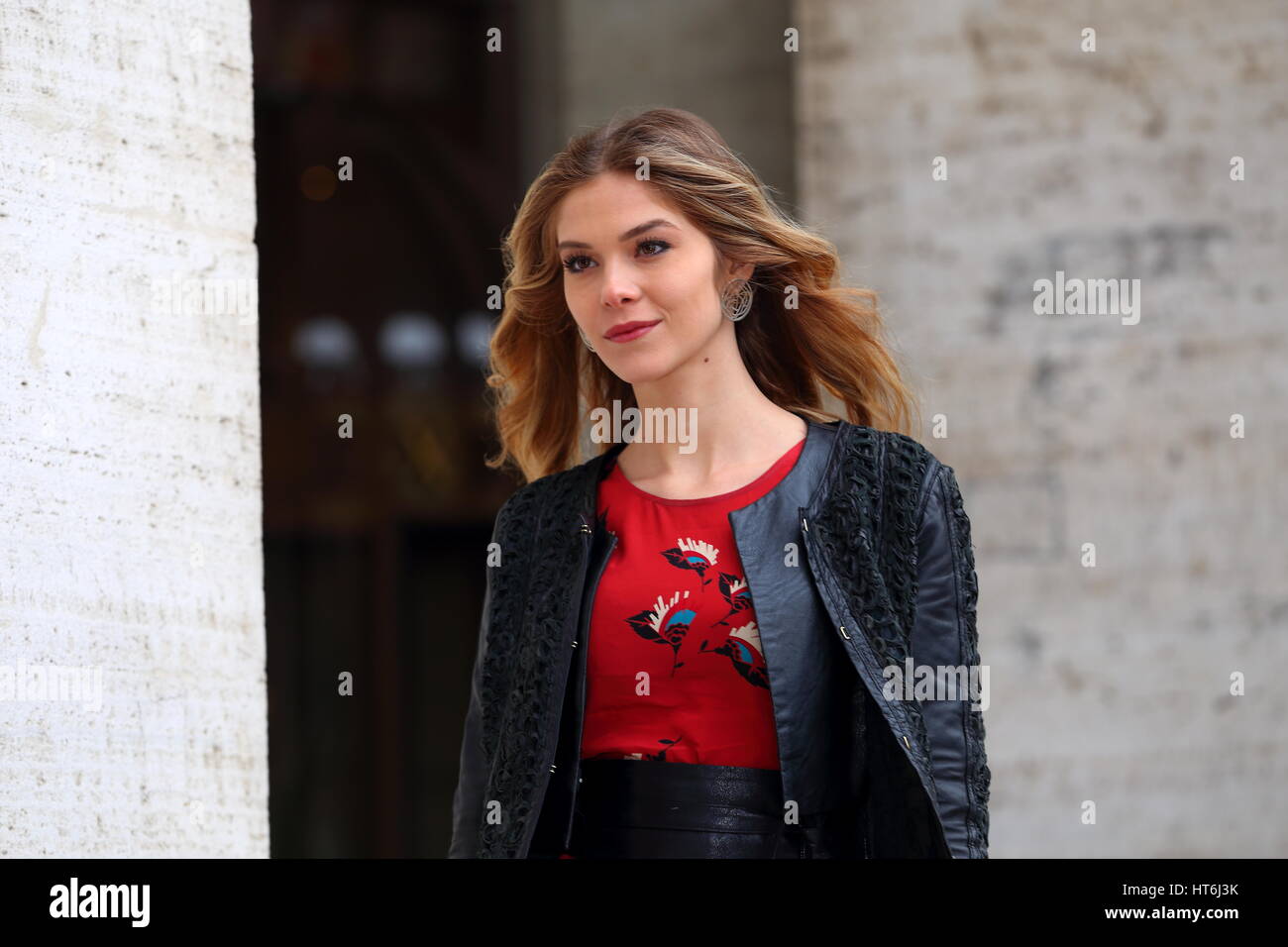 Rome, Italy. 07th Mar, 2017. Italian actress Barbara Ramella during ...