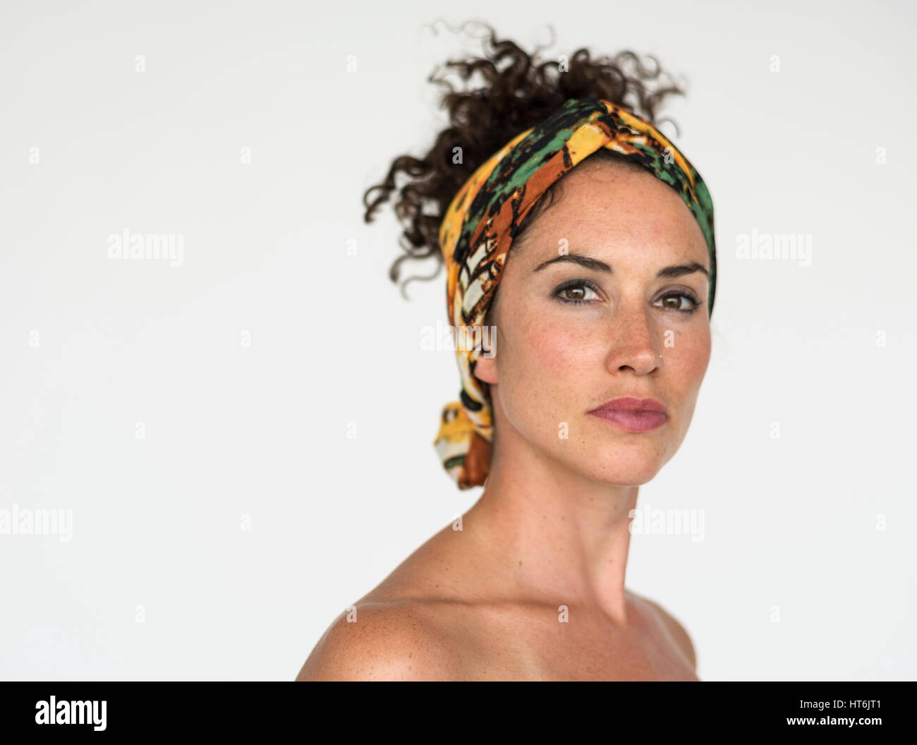 Portrait Studio Woman Female Model Stock Photo - Alamy