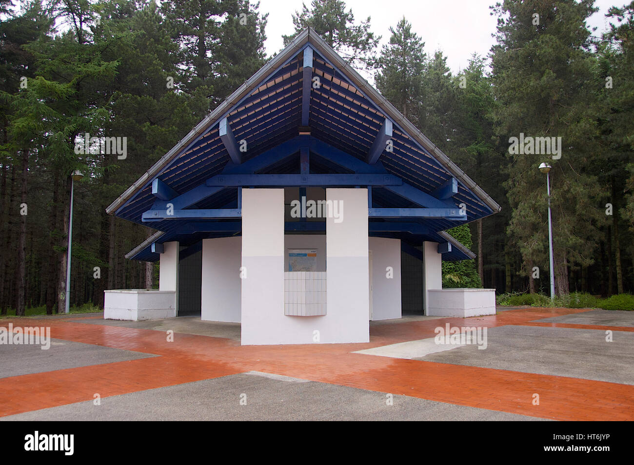 Roadside amenities in France Stock Photo - Alamy
