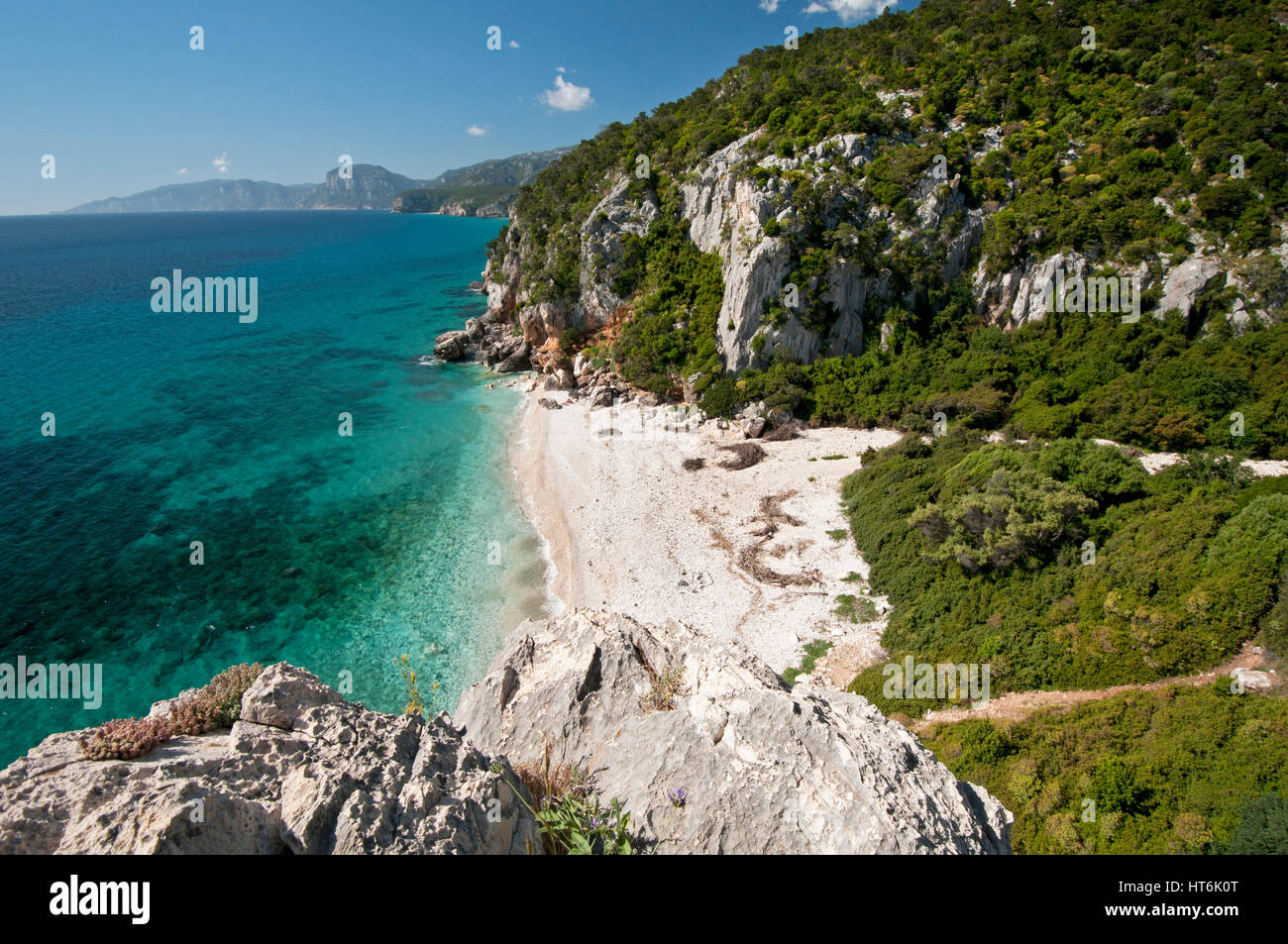 Cala Fuili sea and beach, Cala Gonone, Sardinia Stock Photo - Alamy