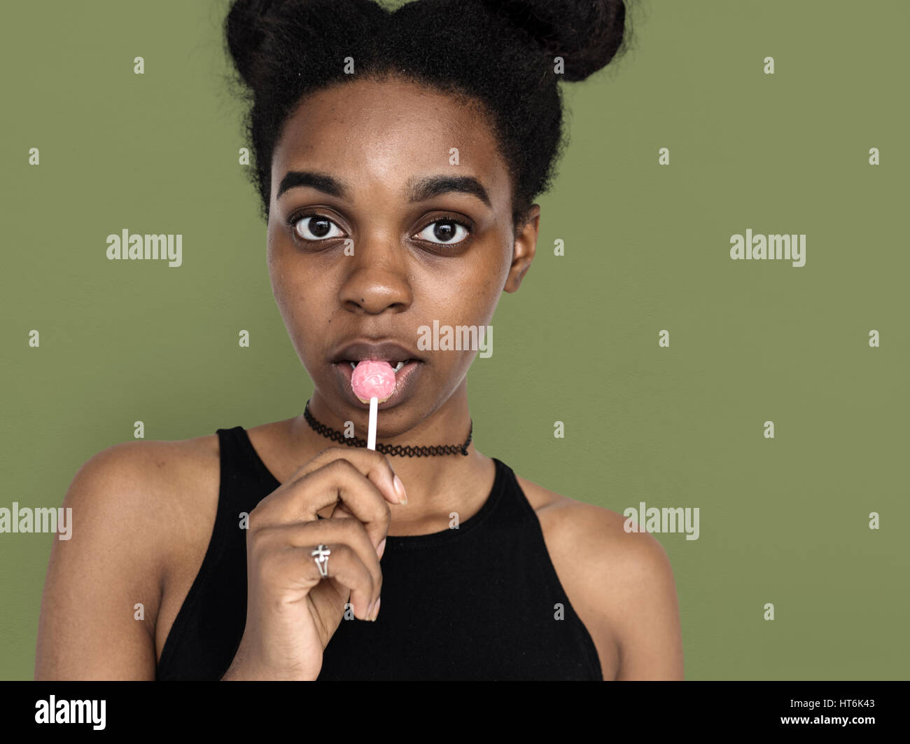 Studio People Shoot Portrait Isolated Stock Photo - Alamy