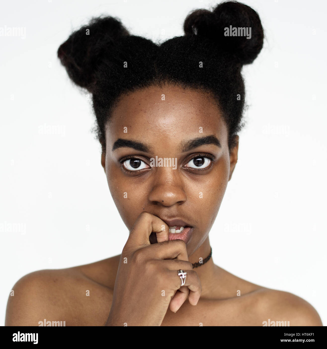 Portrait Studio Woman Female Model Stock Photo - Alamy