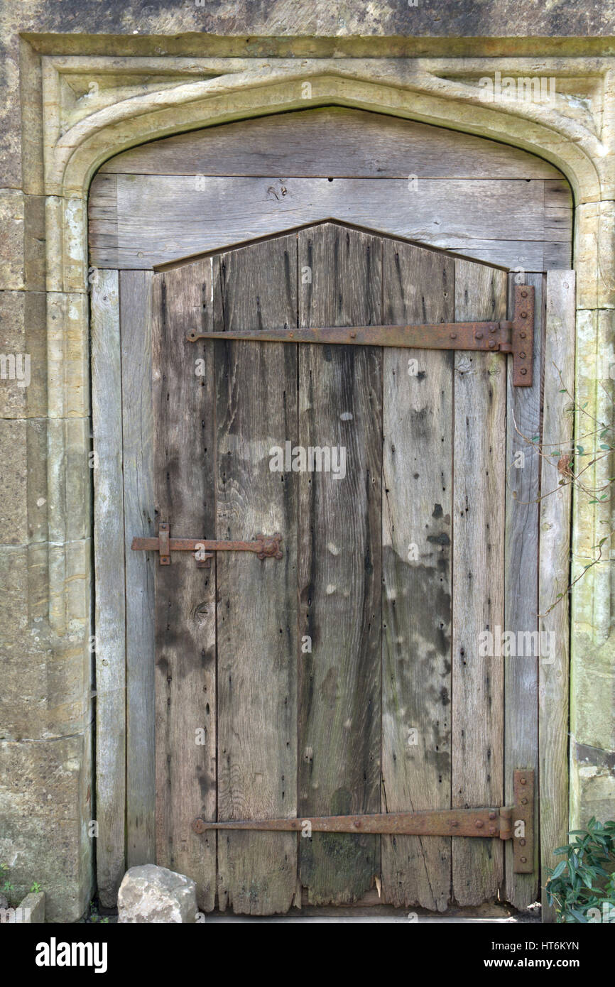 Old, weathered door Stock Photo - Alamy