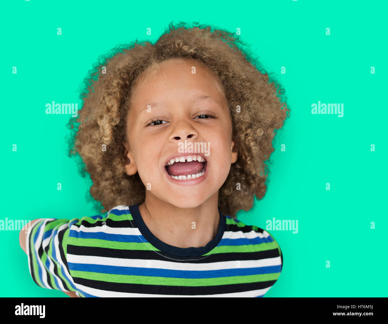 Little Boy Having Fun Portrait Stock Photo - Alamy