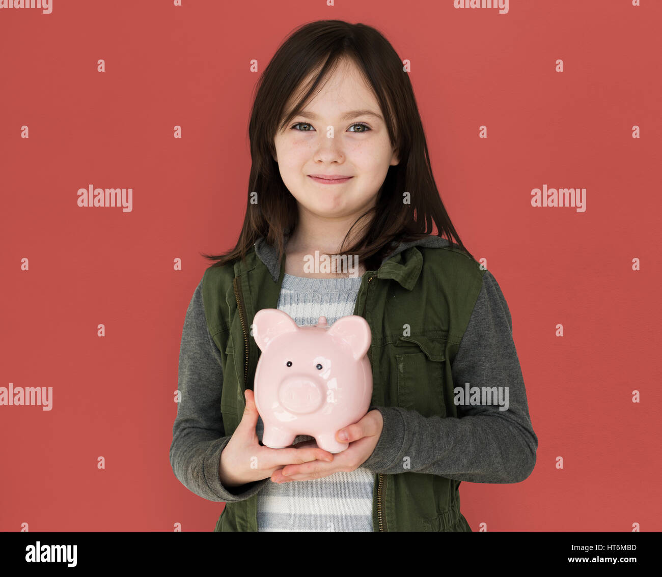 Studio People Model Shoot Kid Girl Stock Photo - Alamy