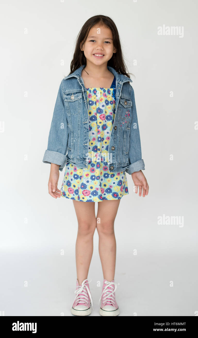 Studio People Kid Model Shoot Race Stock Photo - Alamy