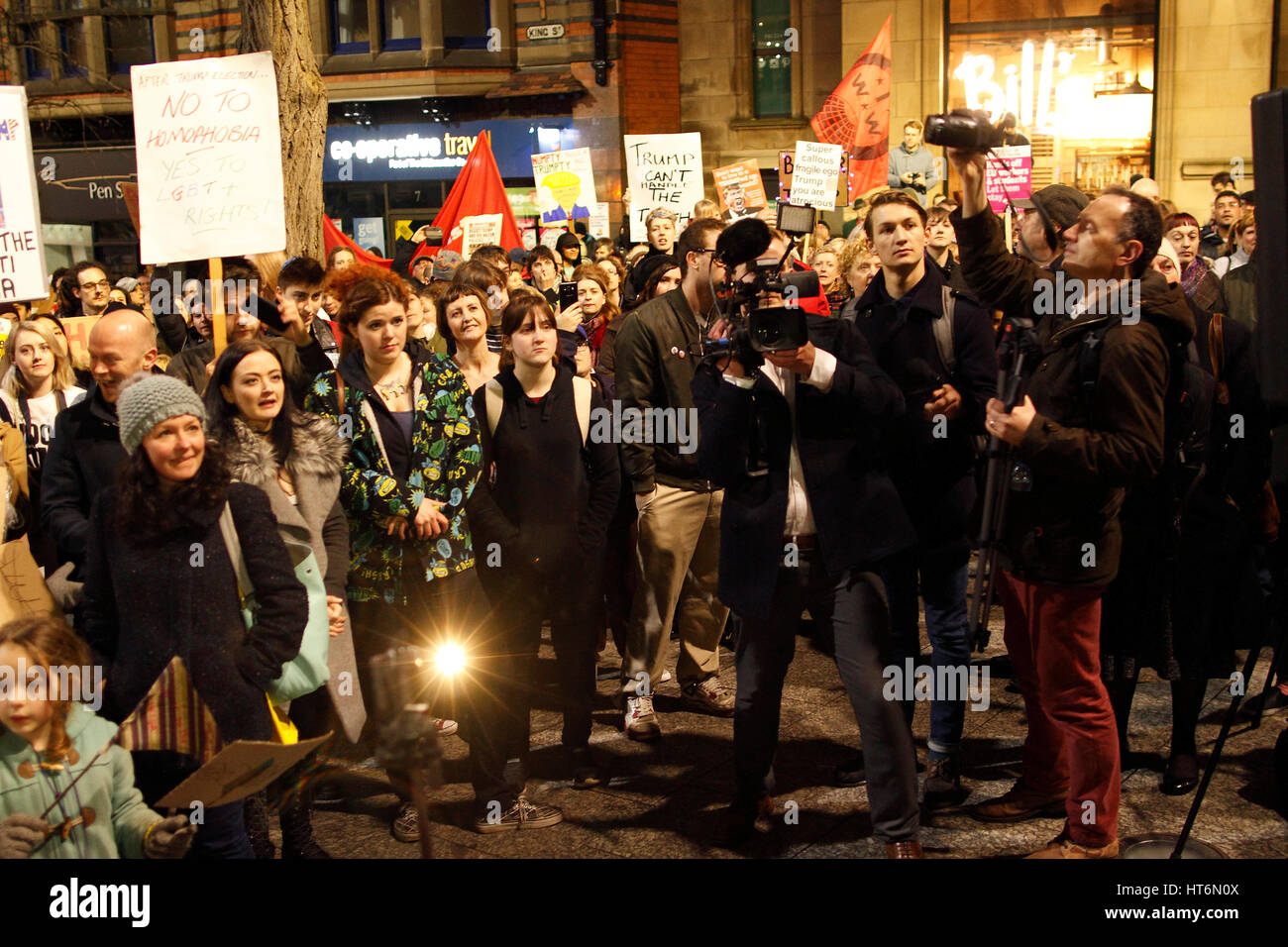 Anti-Trump Protest - Market Square - King Street, Nottingham 20/02/2017 ...