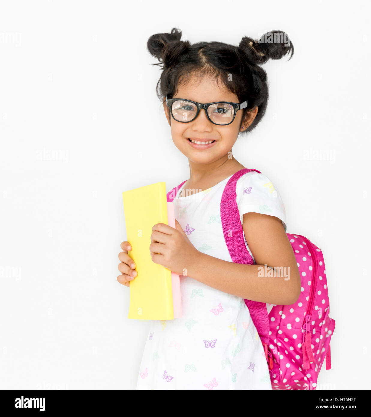 Girl Kids Having Fun Smiling Stock Photo - Alamy