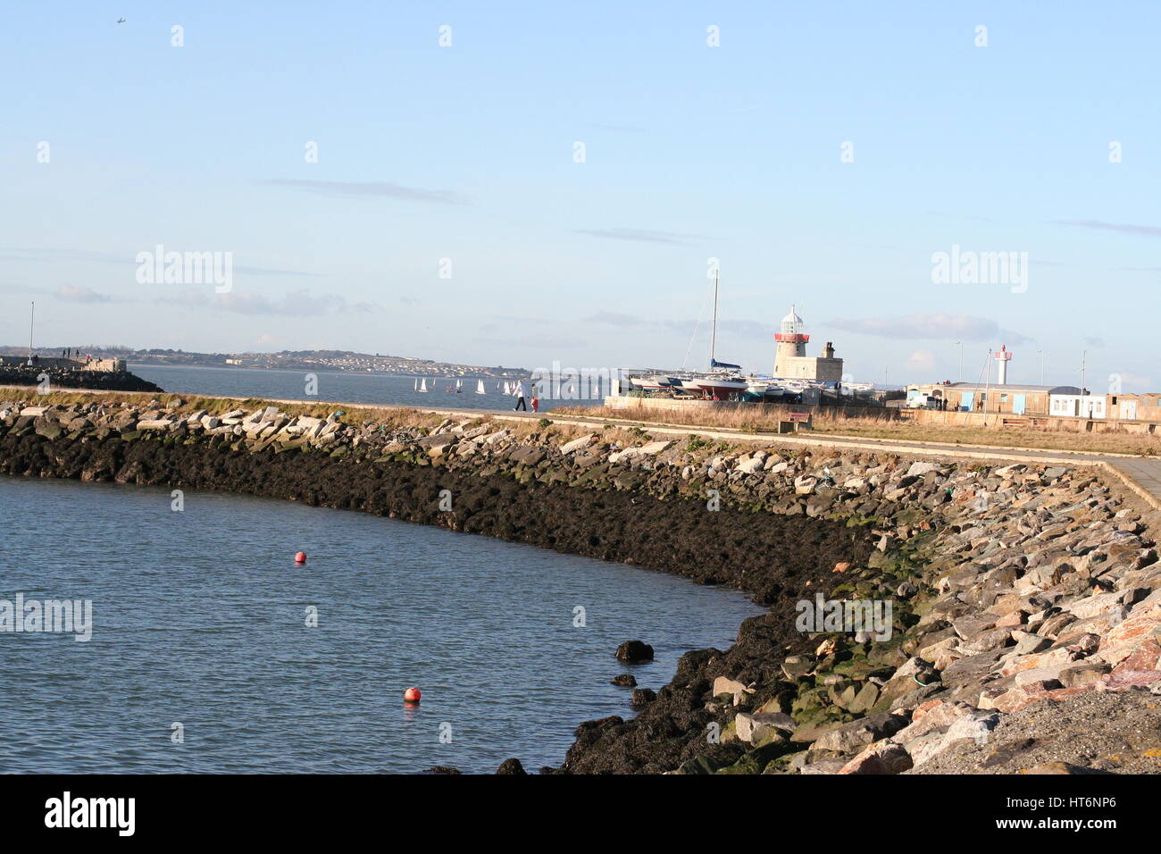 Dublin bay, Howth Ireland howth lighthouse, pier day out fishing ...