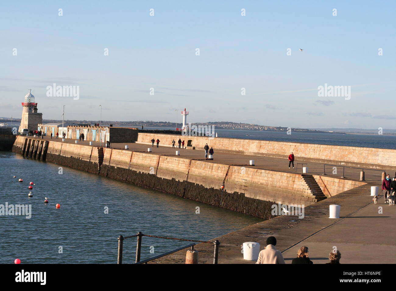 Dublin bay, Howth Ireland howth lighthouse, pier day out fishing ...
