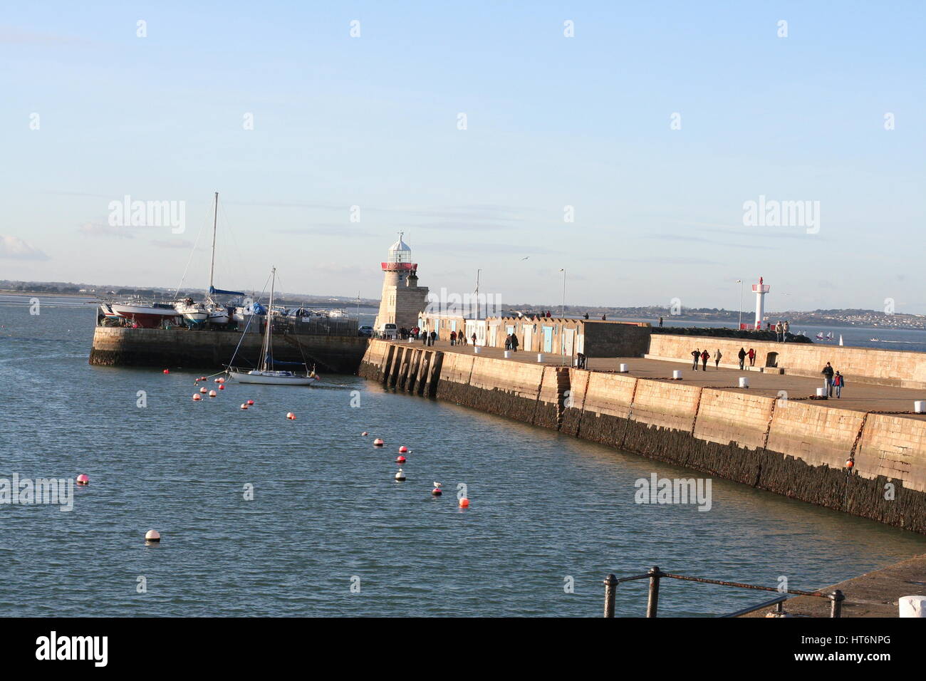Dublin bay, Howth Ireland howth lighthouse, pier day out fishing ...