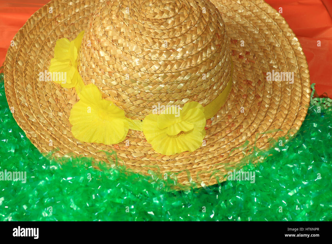 An image showing the concept of Easter with a straw bonnet Stock Photo ...