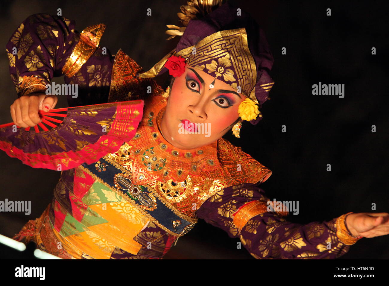 traditional Bali Dance in the town of Ubud of the island Bali in ...