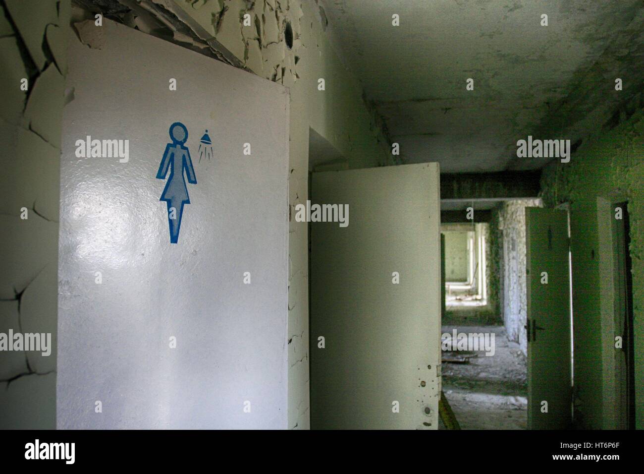 Abandoned Building Interior In Chernobyl Zone. Chornobyl Disaster Stock ...