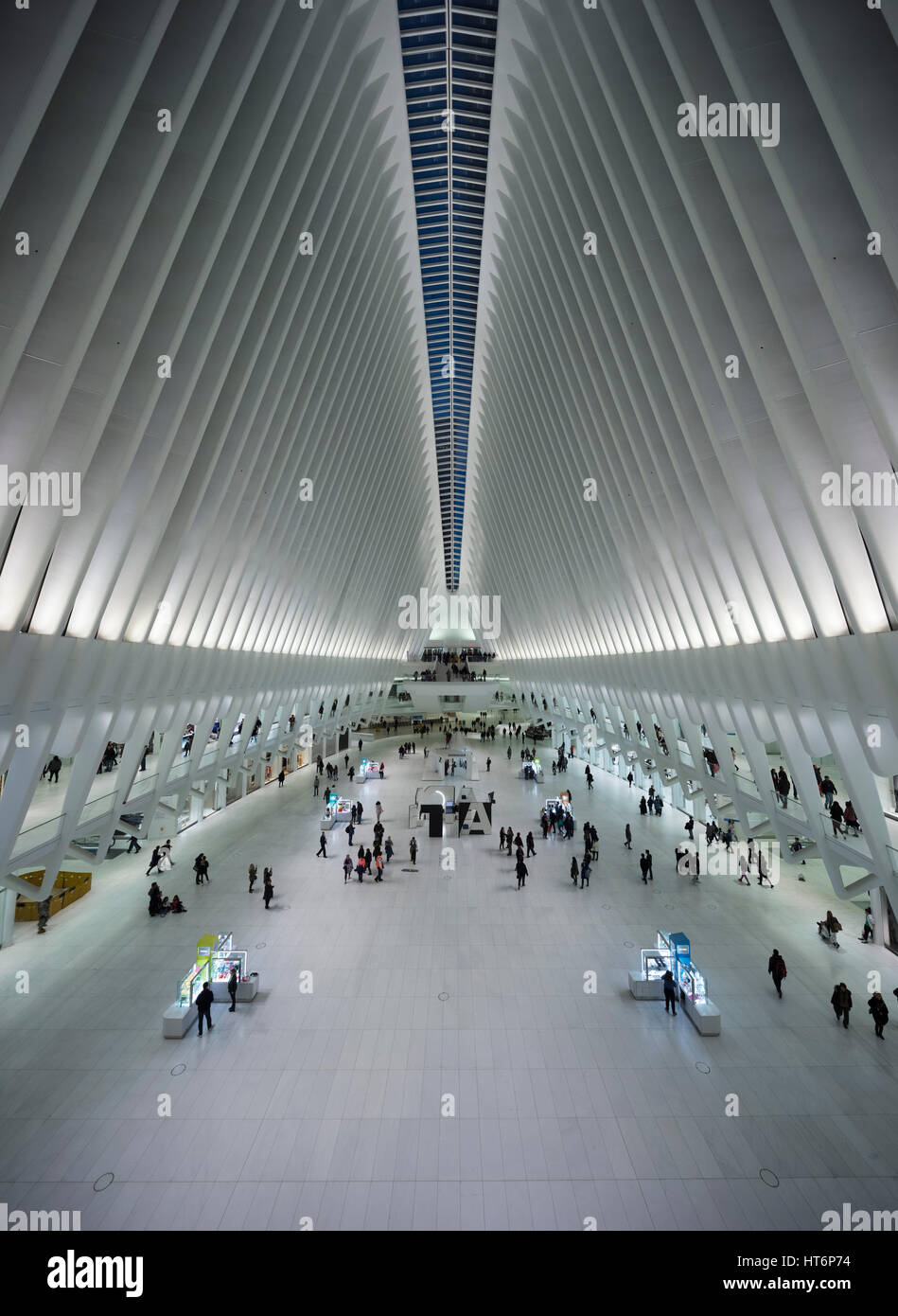 World Trade Center New York USA transport hub, designed by architect ...