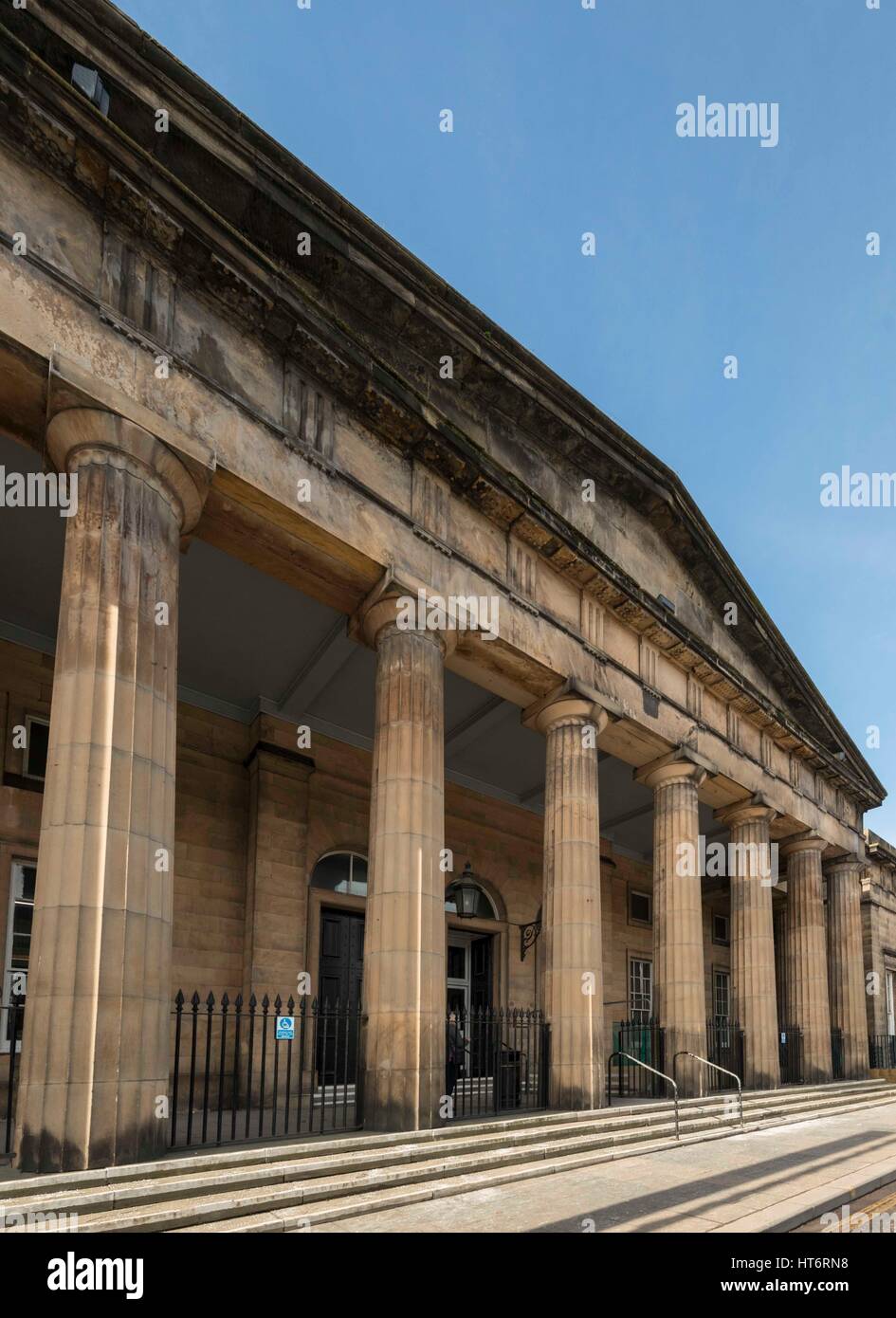 Entrance to Perth Sheriff Court, Tay Street, Perth,Scotland, UK Stock ...