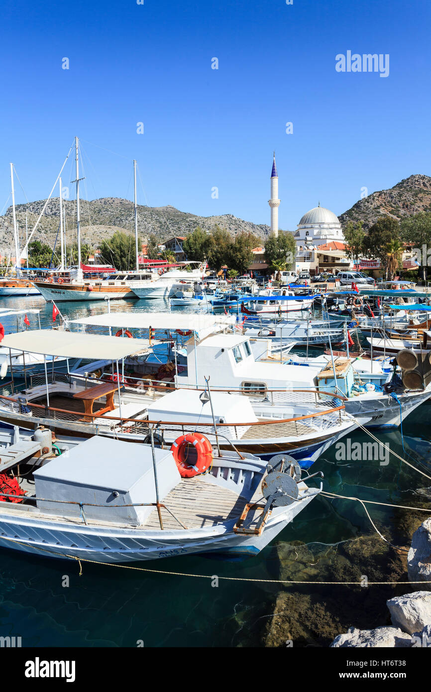 Bozburun fishing harbour, Bozburun Peninsula, Turkey Stock Photo - Alamy